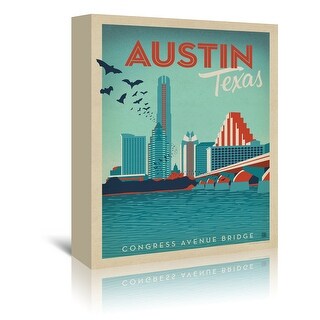 Asa Austin 1002 by Anderson Design Group Wrapped Canvas - Americanflat - 5" x 7" - Bed Bath ...